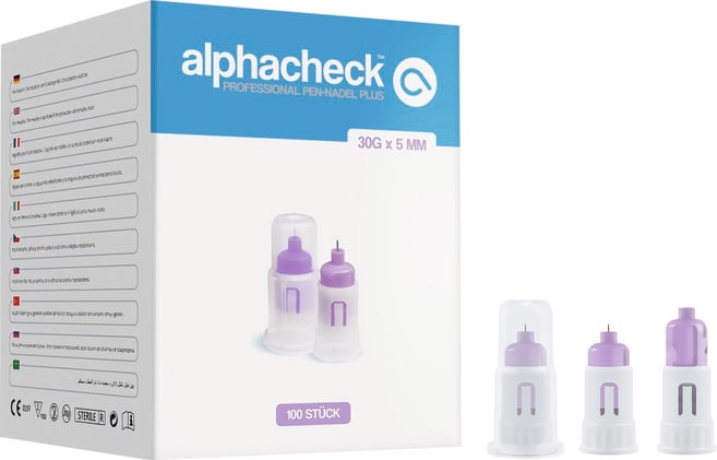 Pen-Nadeln Plus alphacheck (100er-Pack) | WiBU
