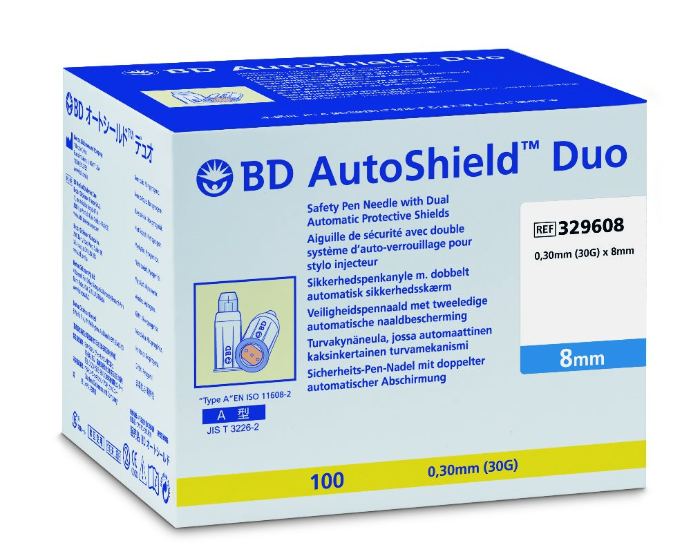 BD AutoShield™ Duo Sicherheits-Pen-Nadel (100er-Pack) | WiBU