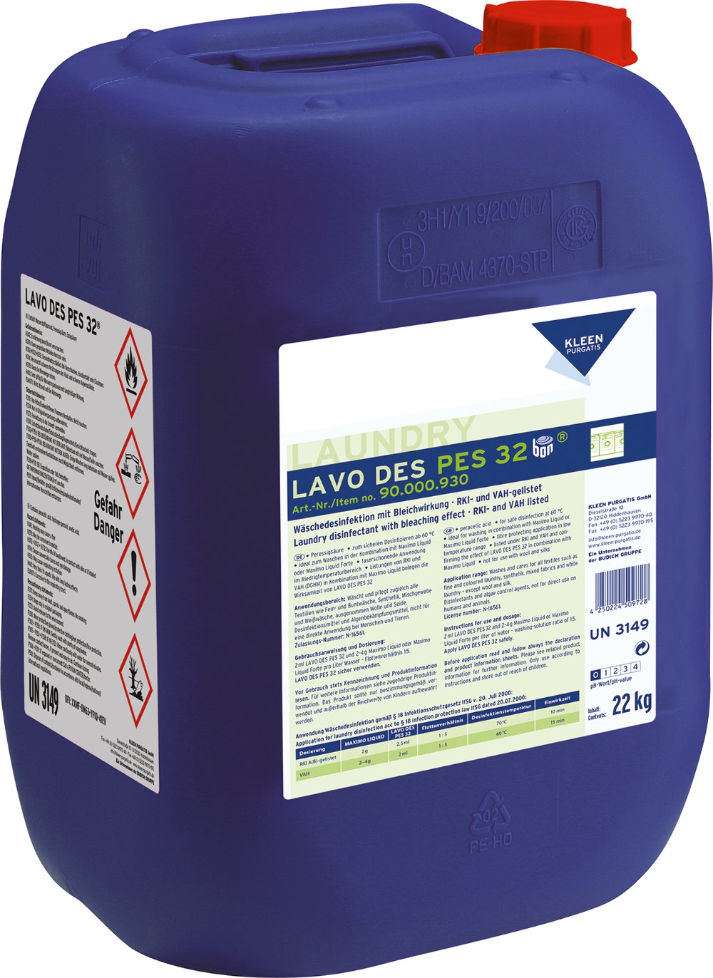 Lavo Des PES 32, Peressigsäure, 22 kg | WiBU