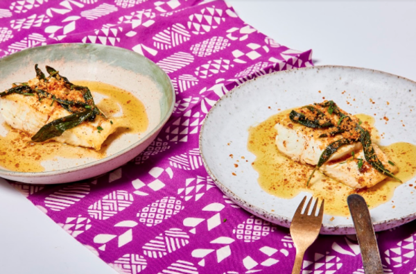 Brown Butter Halibut with Sage and Breadcrumbs | Wild Alaskan Company