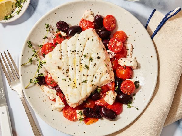 Mediterranean Baked Halibut | Wild Alaskan Company