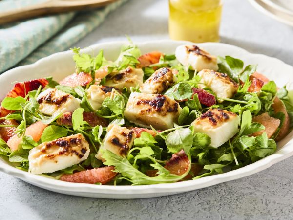 Miso Butter Pacific Halibut Bites With Citrus Salad and Ginger Dressin ...