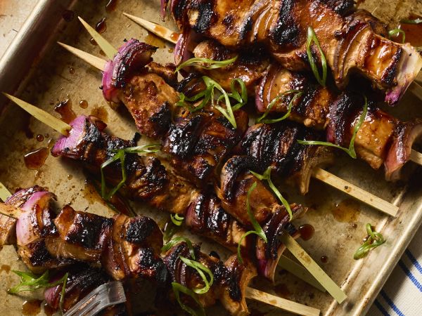 Grilled Fish Skewers With Maple-Sriracha Glaze | Wild Alaskan Company