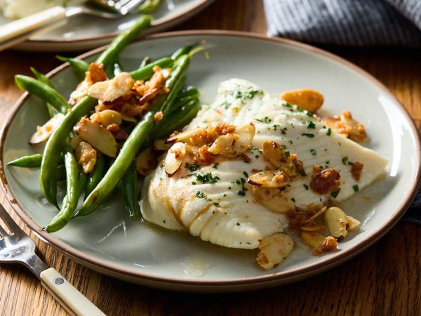Microwave Fish Almondine With Crispy Almond Topping | Wild Alaskan Company