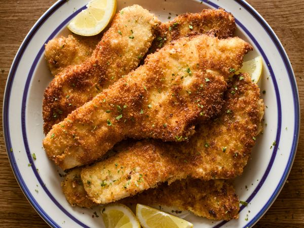 White Fish Milanese With Golden Panko Crust | Wild Alaskan Company