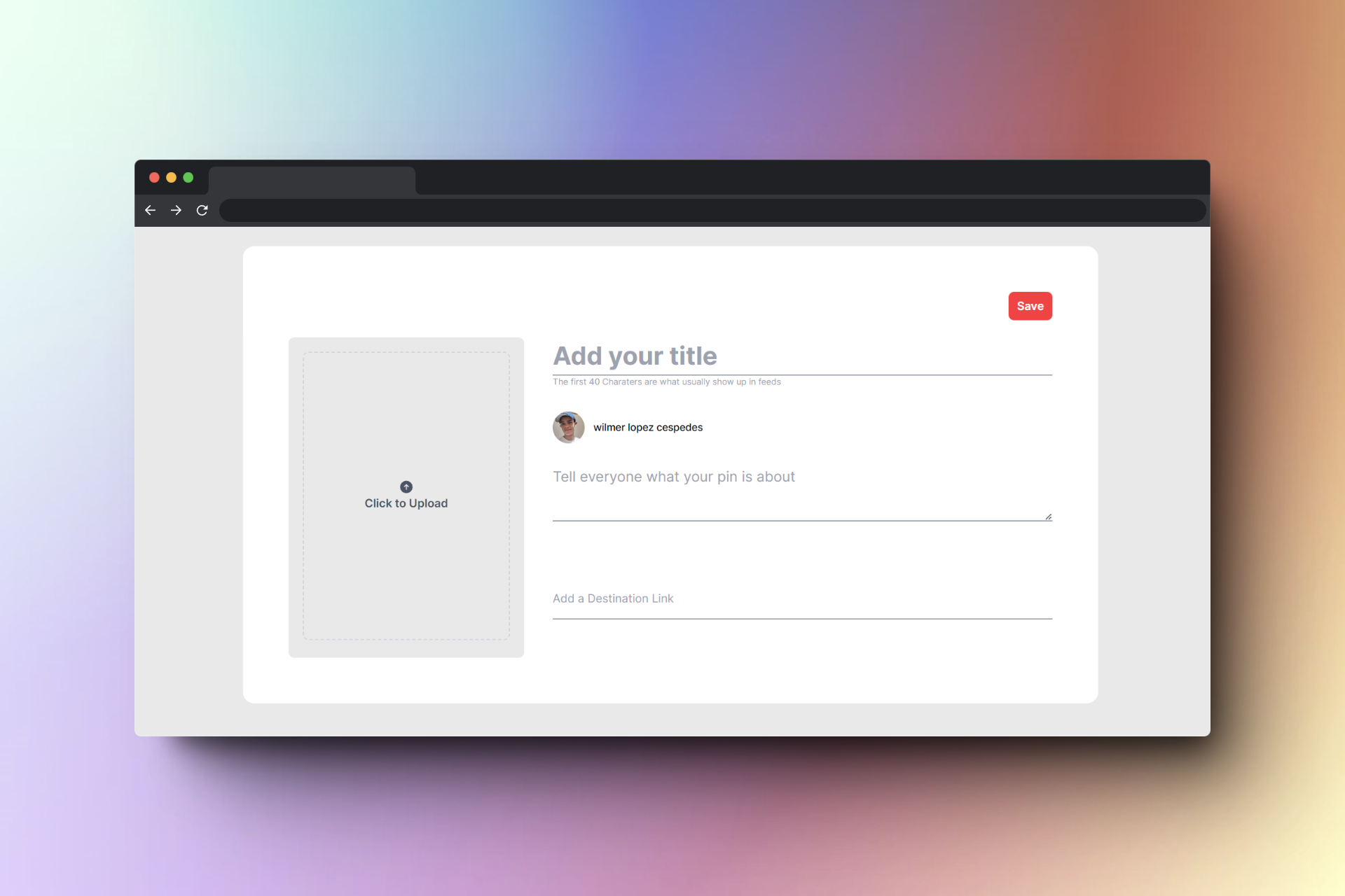 GitHub - WilmerL2000/pinterest-clone-app: Project with Nextjs 13: App Router, Tailwind ...
