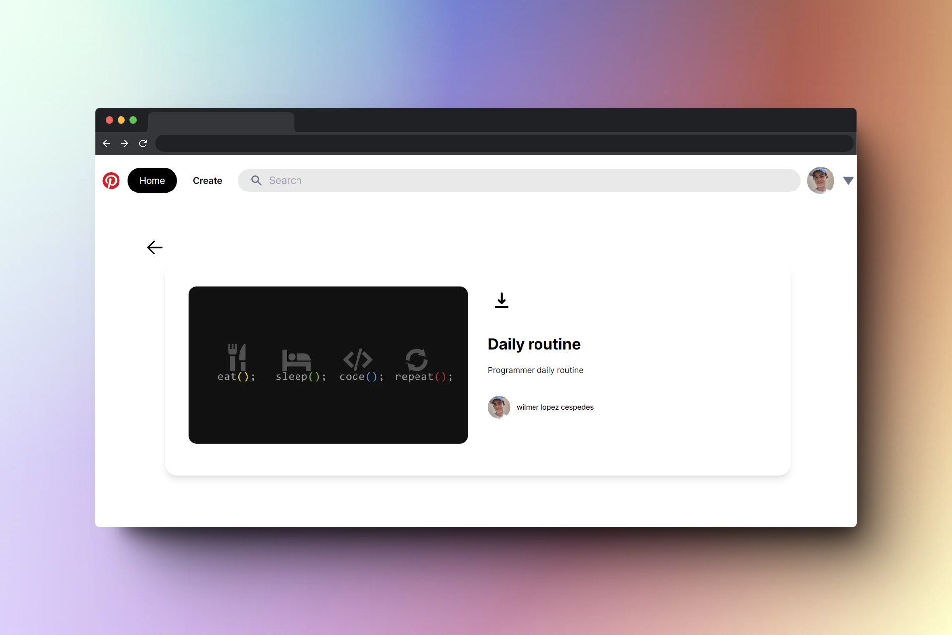GitHub - WilmerL2000/pinterest-clone-app: Project with Nextjs 13: App Router, Tailwind ...