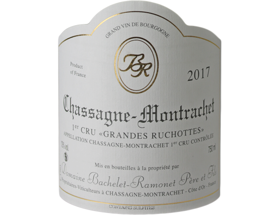 Chassagne-Montrachet 1er Cru les Grandes Ruchottes Blanc 2017 - Domaine ...