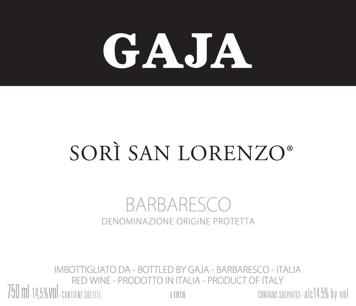 Gaja Wine Logo