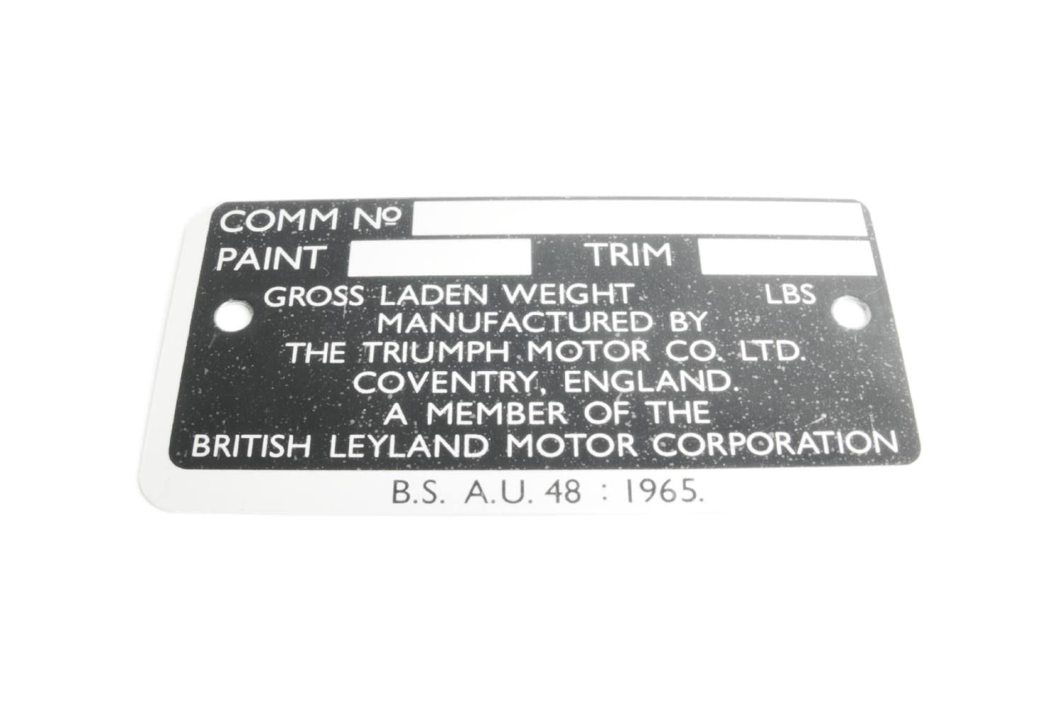 Wins International - Commission Plate