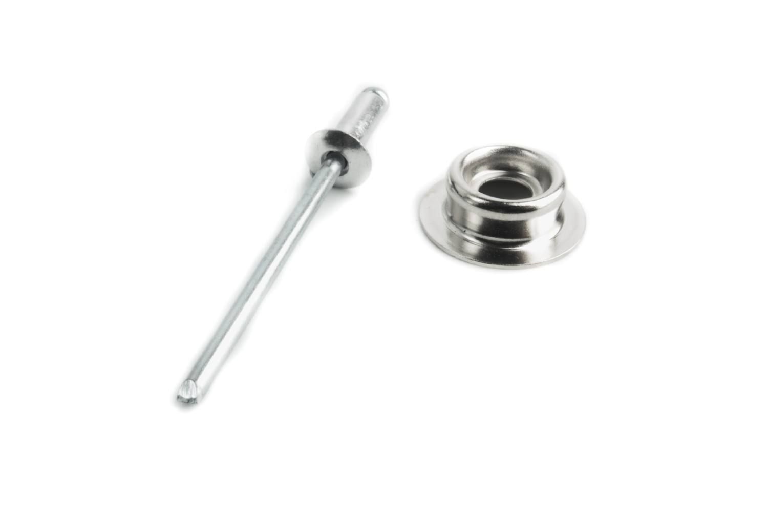 Wins International - Soft Top Popper & Rivet (Male)- Chrome