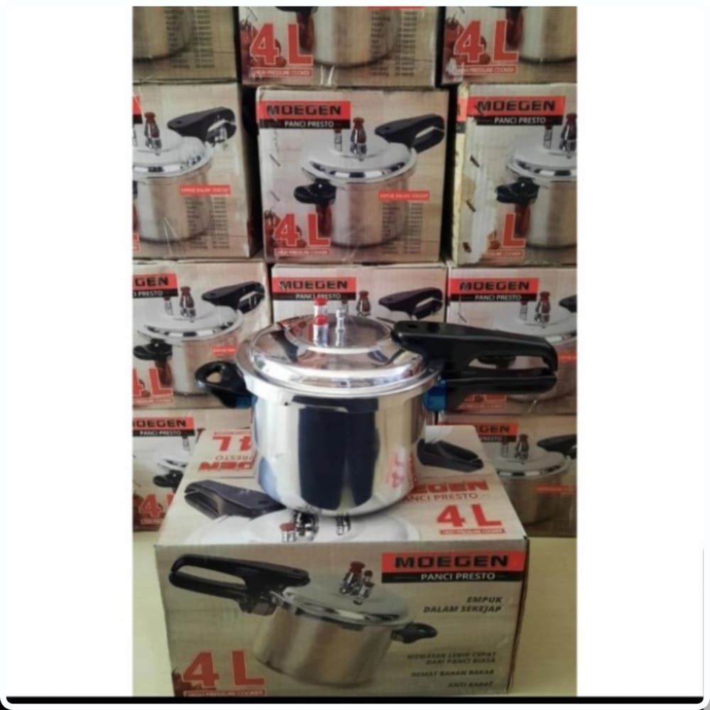 Jual Moegen Panci Presto 4 Liter High Pressure Cooker Kode 141 di Seller Sumber Setia Abadi ...
