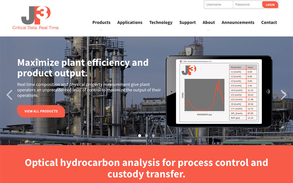 JP3 Measurement • Web Design and Development by White Lion Austin TX