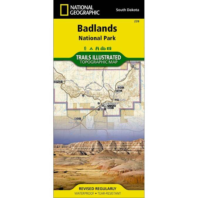 National Geographic Badlands National Park Map • Wanderlust Outfitters™