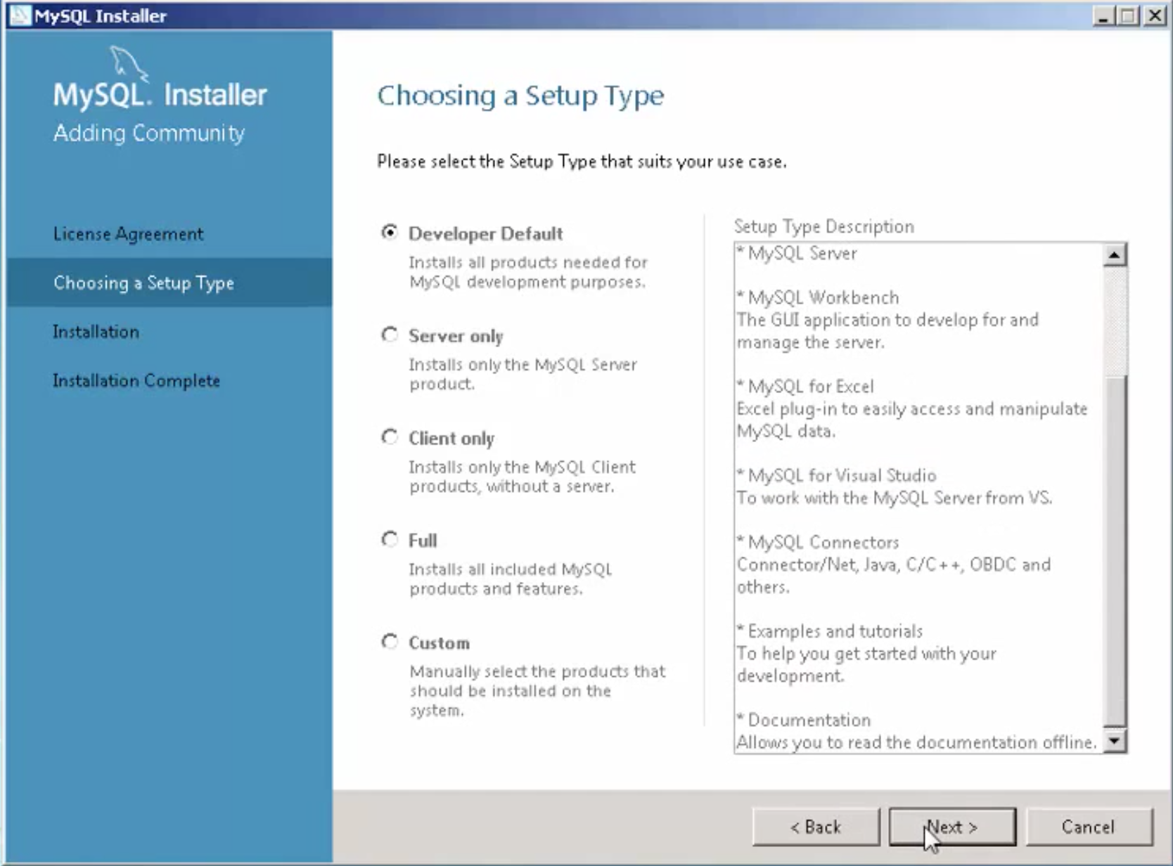 Como instalar MySQL Community Server