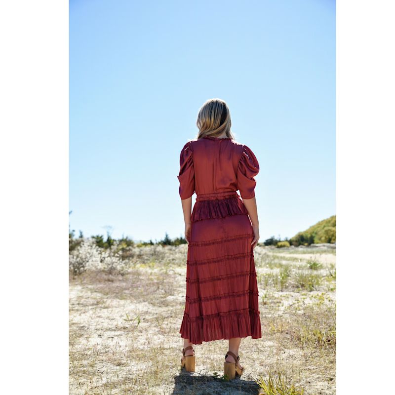 Alice Dress In Red | Jessie Zhao New York | Wolf & Badger