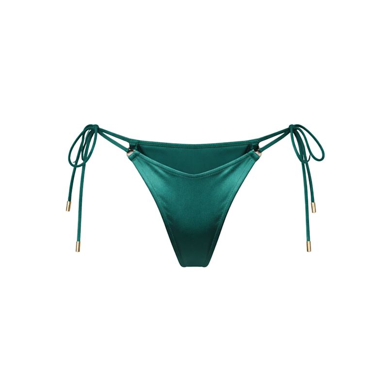 Amborella In Teal Bikini Bottoms | Ivy Swimwear | Wolf & Badger