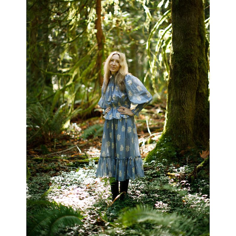 Antique Print Zanne Blouse | Kristinit | Wolf & Badger