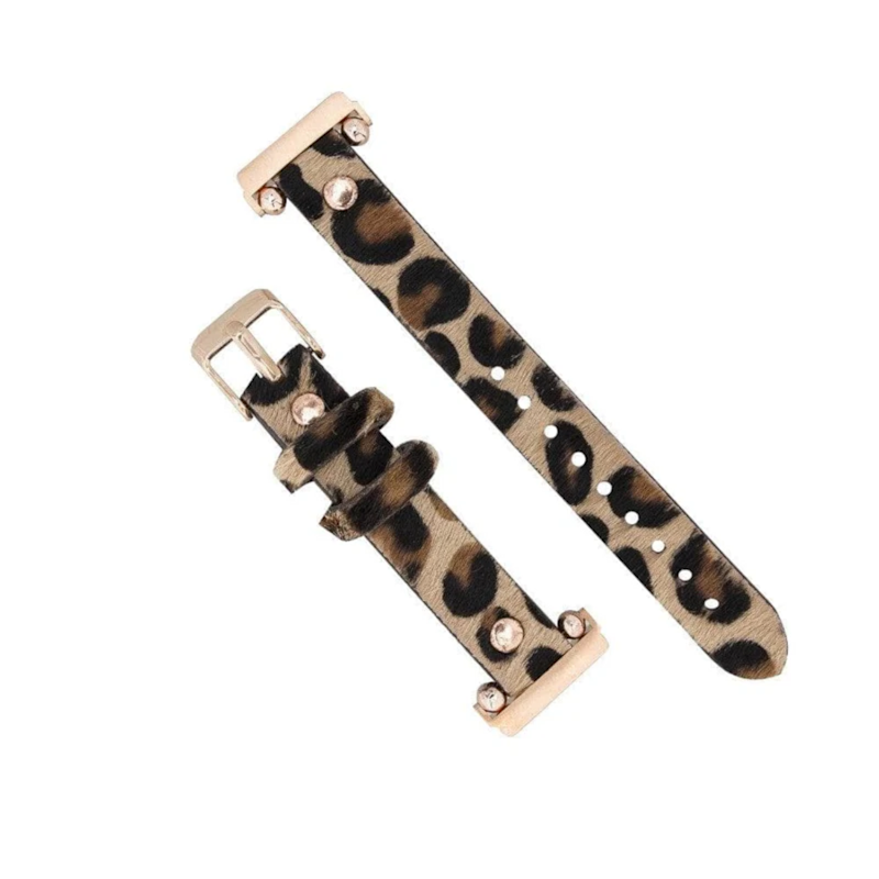 Apple Watch Leopard Print Leather Strap - Detroit | LEATHERE | Wolf ...