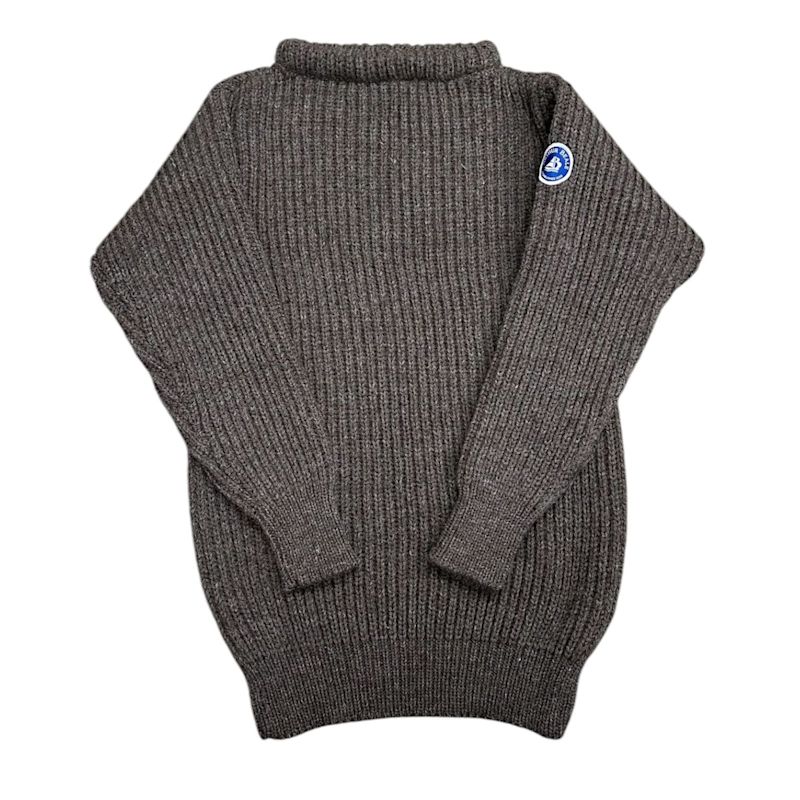 Arthur Beale Erebus® Boat Neck Pullover - Dark Grey Natural | Arthur ...