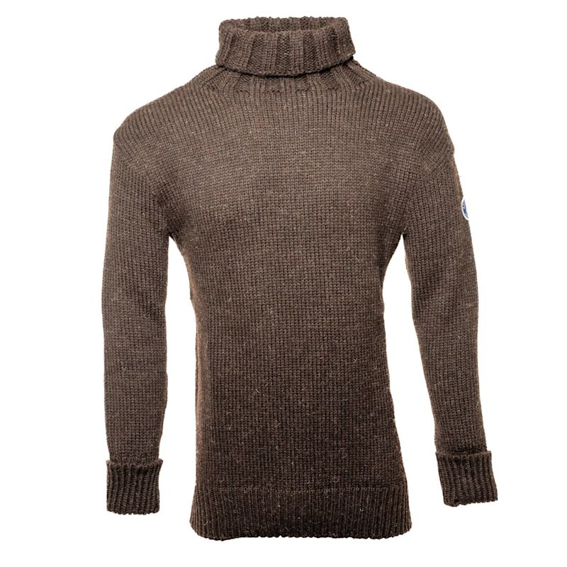 Arthur Beale Oiled Wool Beerenberg Pullover - Black Welsh Mountain ...
