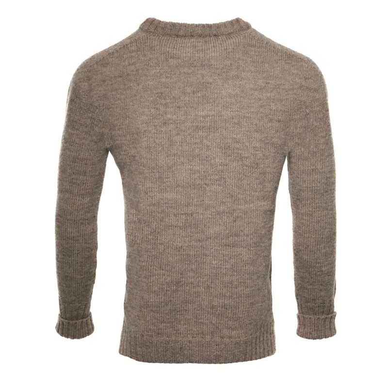 Arthur Beale Oiled Wool Pelmo® Jumper - Oatmeal | Arthur Beale | Wolf ...
