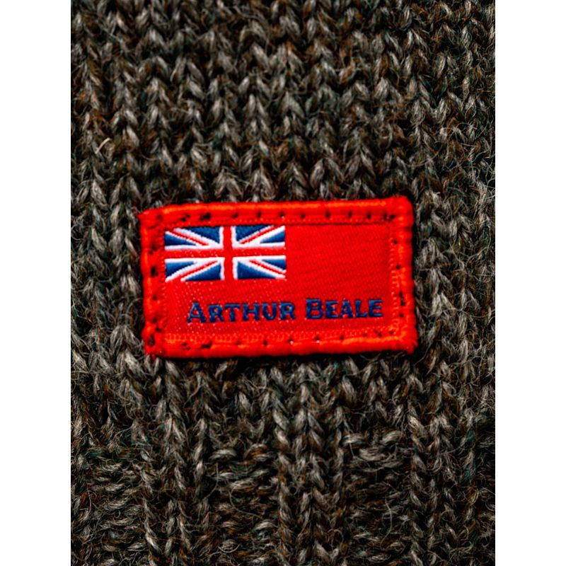 Arthur Beale Oiled Wool Pelmo® Jumper - Black Welsh Mountain | Arthur ...