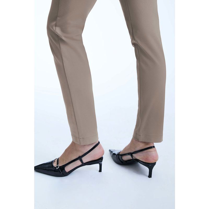 Beige Cigarette Trousers | James Lakeland | Wolf & Badger