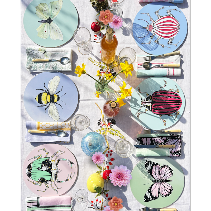 * Bells Beasties Bundle Mixed Set Of Placemats, Coasters & Linens ...