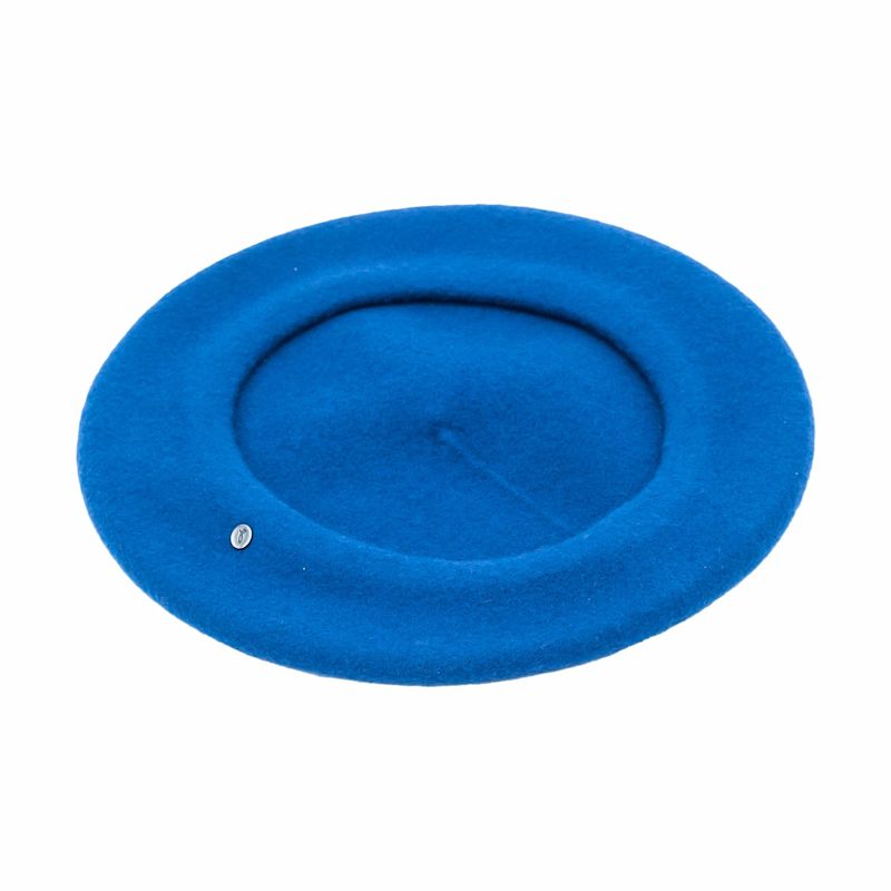 Blue Wool Felt Basque Cap | Doria 1905 | Wolf & Badger