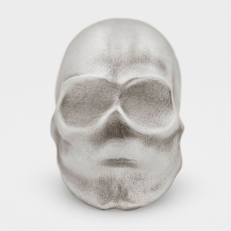Phantom Skull Ring In Sterling Silver | Snake Bones | Wolf & Badger