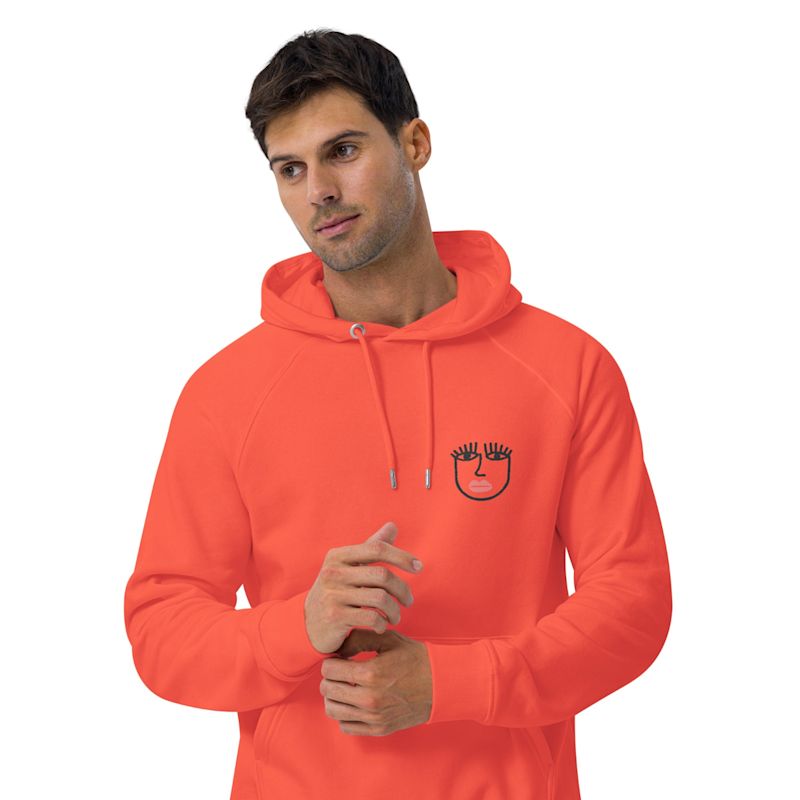Burnt Orange Six Living In Society Editions Organic Cotton Hoodie - Men ...