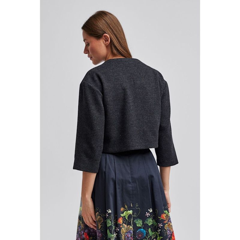 Cape Jacket Anthracite | Marianna Déri | Wolf & Badger