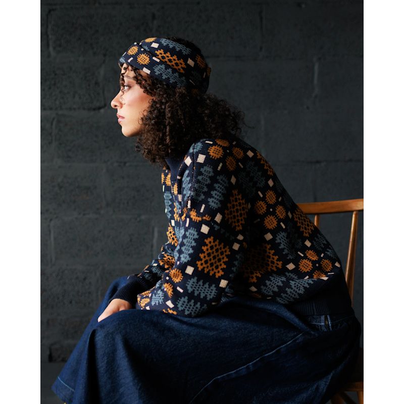 Carthen Cotton Head Wrap - New Moon | MABLI | Wolf & Badger
