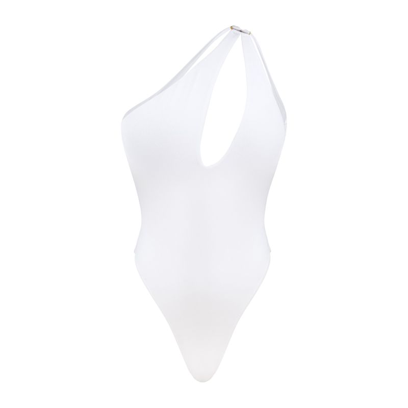 Cataleya Cut Out One Piece - White | Miharo | Wolf & Badger