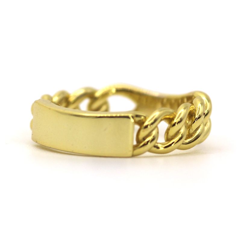 Chain Signet Gold Ring | VicStoneNYC Fine Jewelry | Wolf & Badger