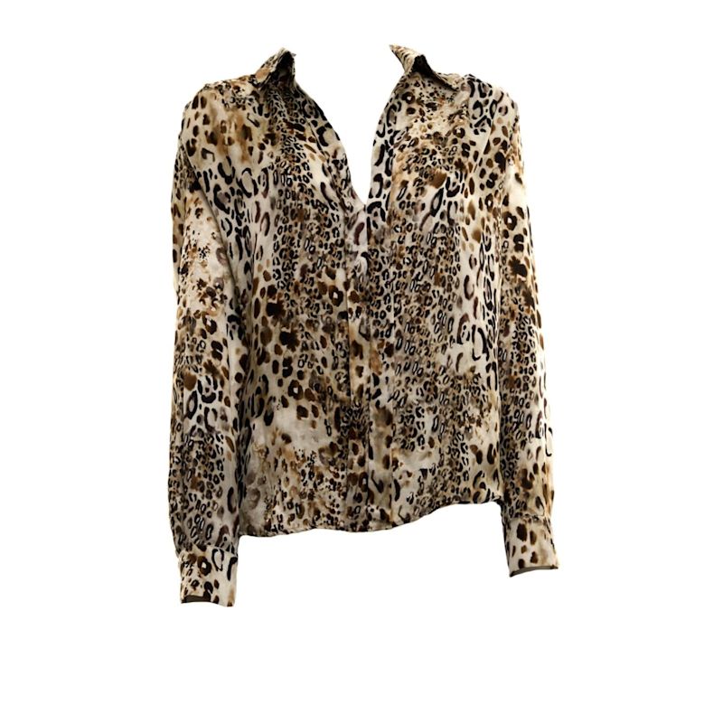 Chiara Blouse- Animal Print | Chiarella | Wolf & Badger