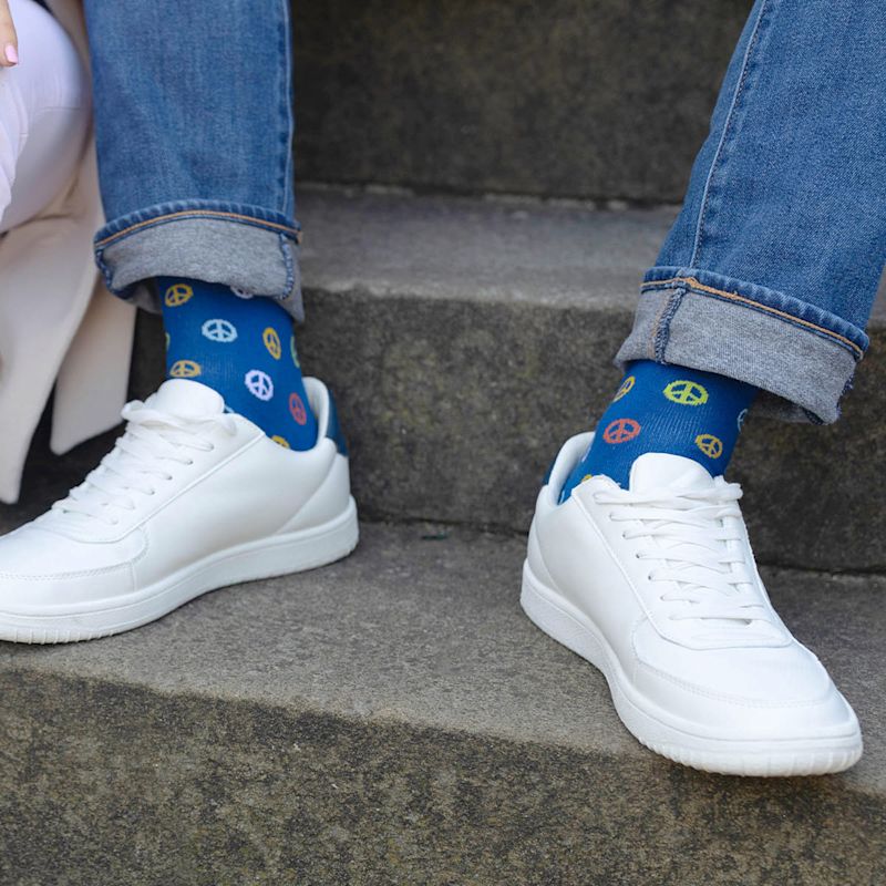 Chopper Fawn & Peace Blue Men's Socks Bundle | Peper Harow - Made in ...