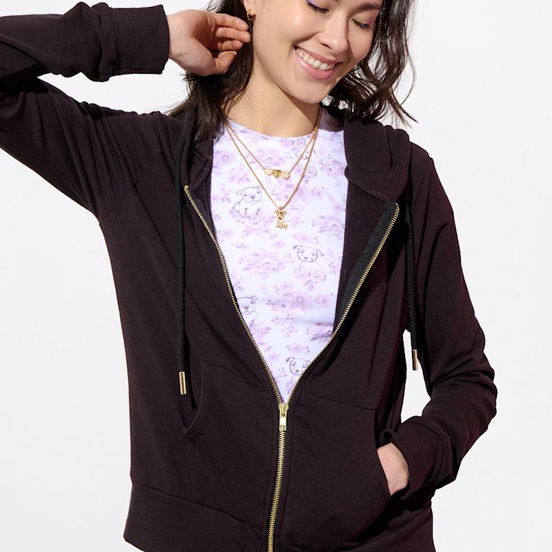 Cloud Haven Signature Logo Hoodie In Espresso | Cloud Haven | Wolf & Badger