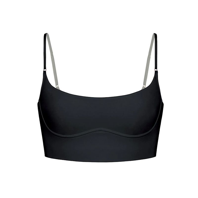 Core Long Line Bralette Black | Monique Morin Lingerie | Wolf & Badger