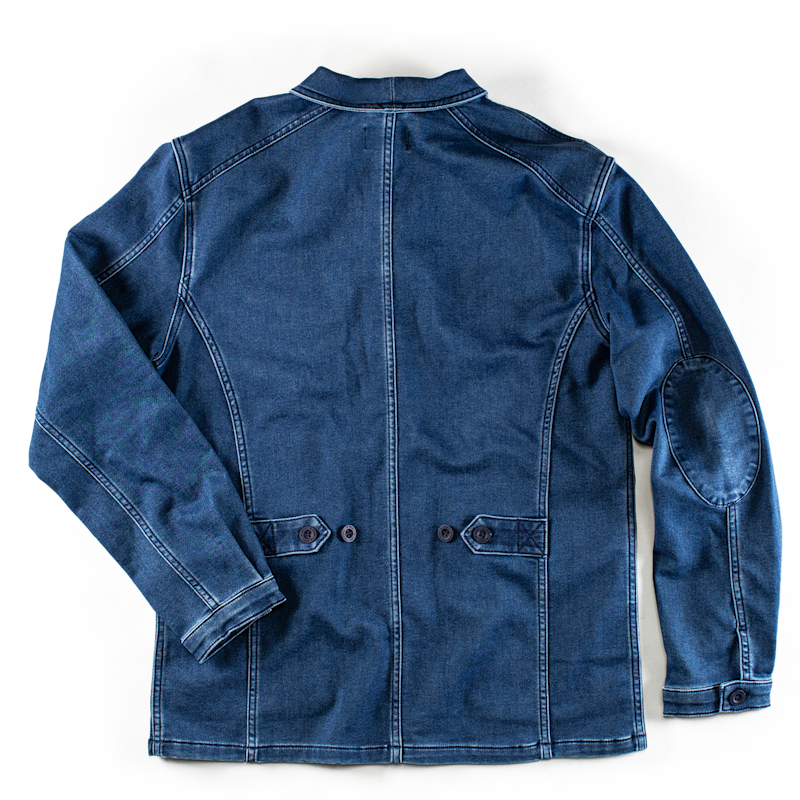 Crafter Indigo Wash Chore Jacket | &SONS Trading Co | Wolf & Badger