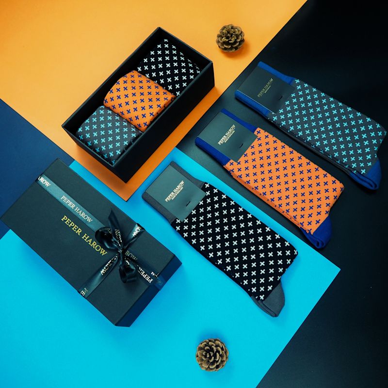 Crosslet Men's Gift Box | Peper Harow - Made in England | Wolf & Badger