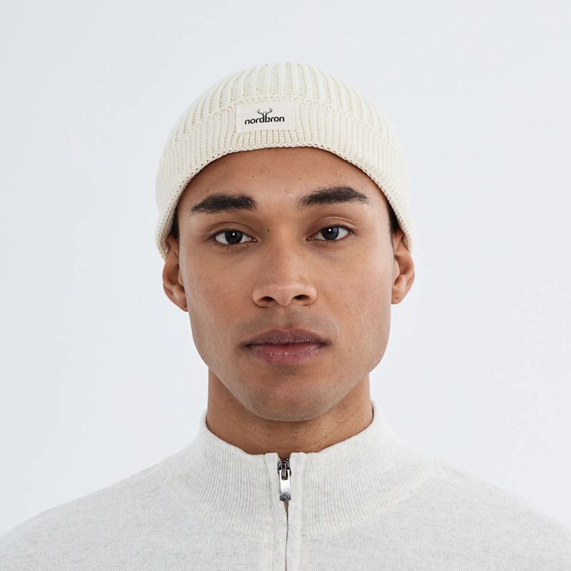 Cuat Cream Beanie | nordbron | Wolf & Badger