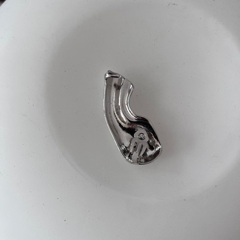 Silver Ear Cuff Earring One Piece | London Atelier Byproduct | Wolf ...