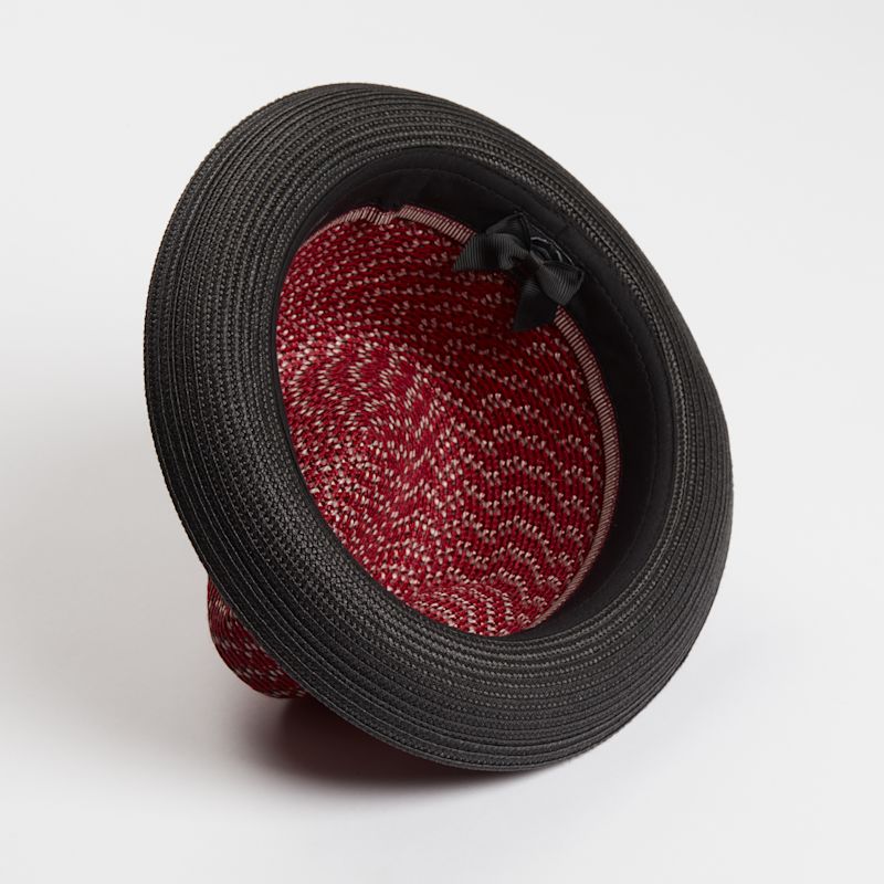 Dasmarca Enzo Ruby Red Multi Colored Summer Trilby Packable Hat For Men ...