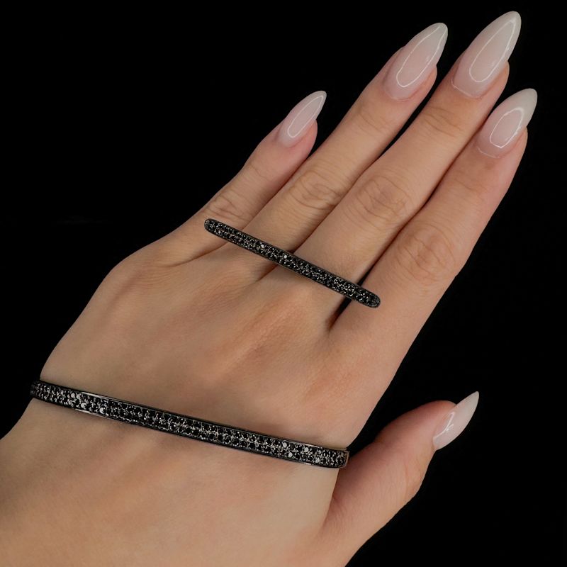 Destiny Ring With Man Made Cz Diamond Stimulant In Sterling Silver ...