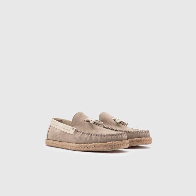 Donato Mink Suede Leather Men's Moccasin | ILVI | Wolf & Badger