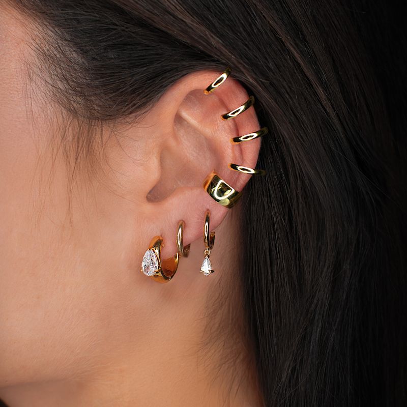 Edge Alchemy Ear Cuff In 18K Gold Vermeil | SALLY SKOUFIS | Wolf & Badger