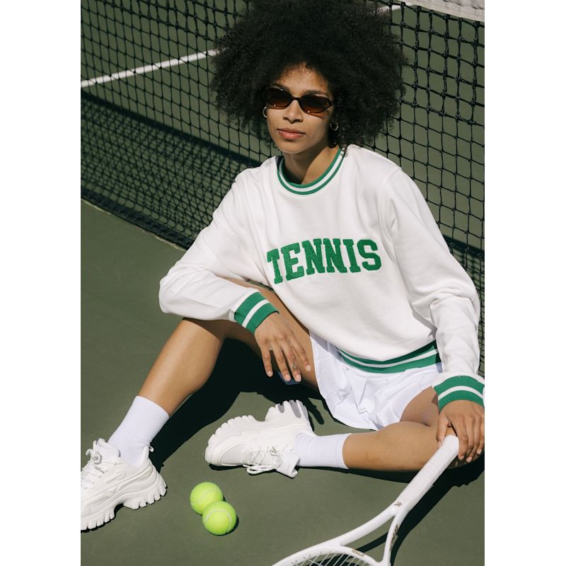Elle Sweatshirt - Collegiate Tennis | Ellsworth & Ivey | Wolf & Badger