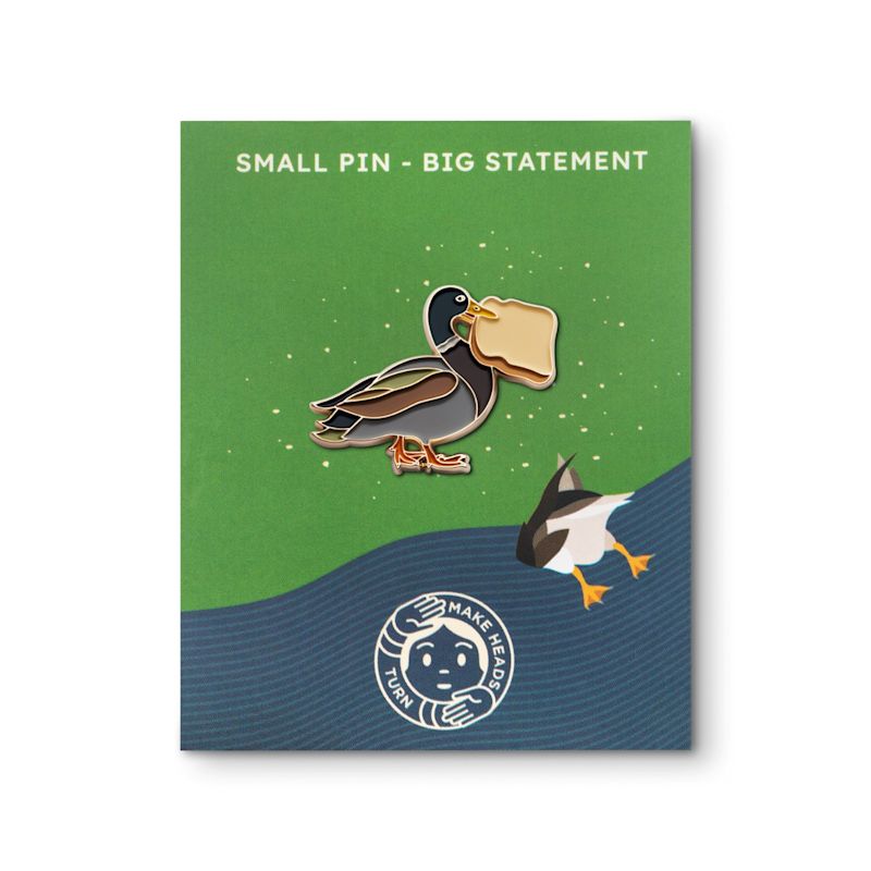 Enamel Pin Lucky Duck | Make Heads Turn | Wolf & Badger